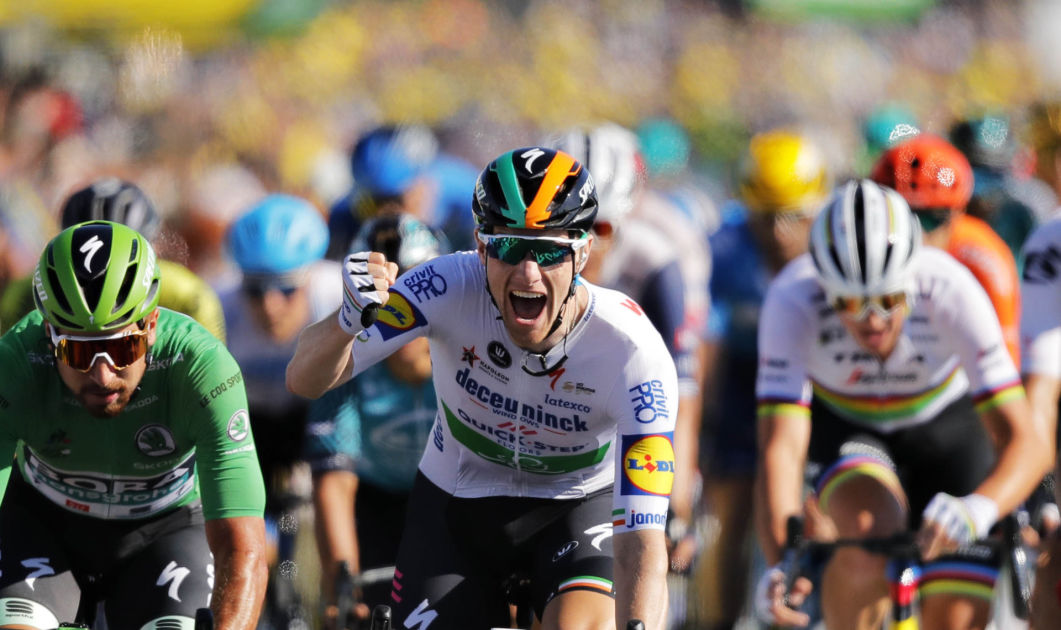 Sam Bennett breaks the ice at the Tour de France | Soudal Quick-Step ...