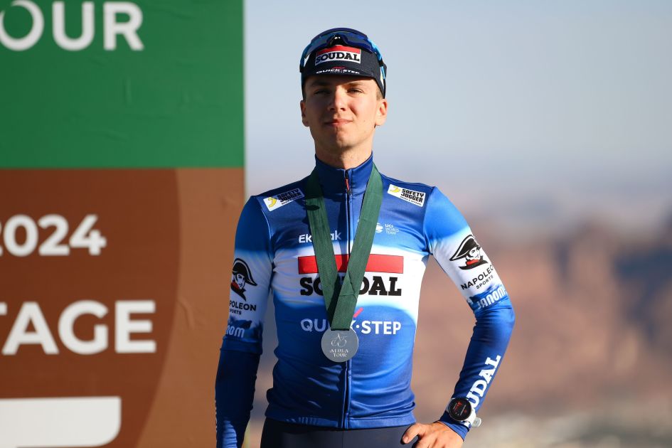 Sensational Lecerf on the AlUla Tour overall podium | Soudal Quick-Step ...